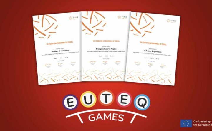 Η πιστοποίηση τριών προπονητών του Ολυμπιακού για το πρόγραμμα EU TEQ GAMES